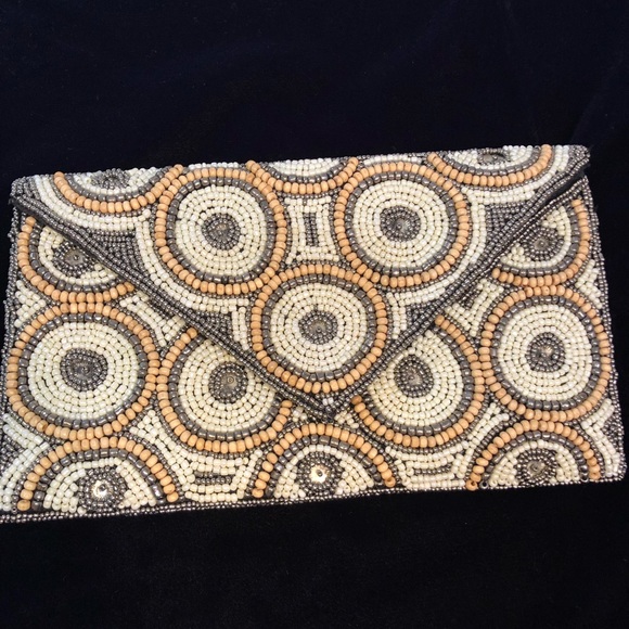 Bags | Beaded Clutch | Poshmark